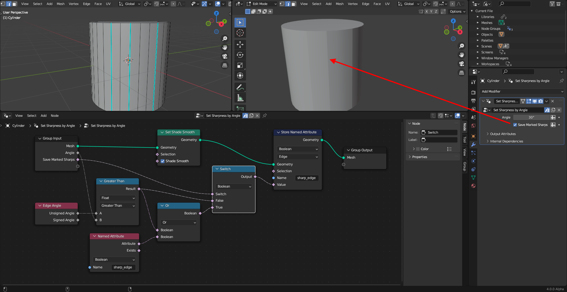 #111352 - Mesh Auto Smooth Essentials Asset - blender - Blender Projects