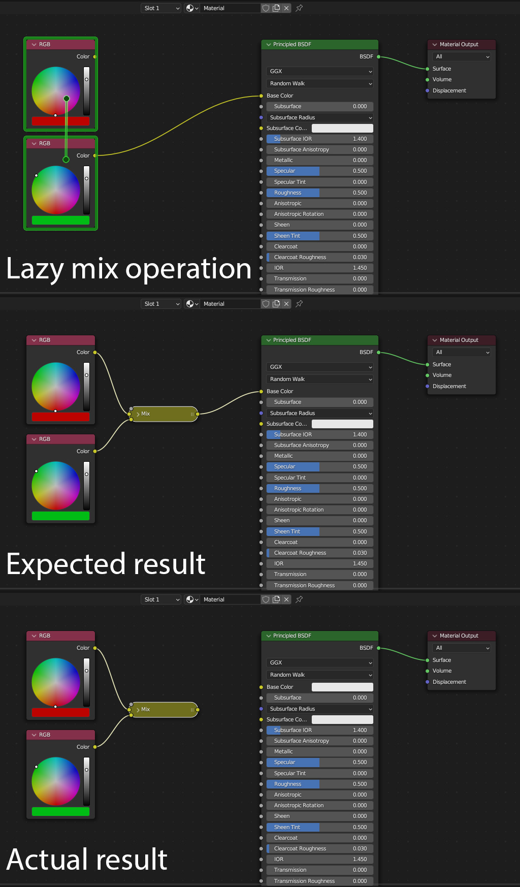 104438 Using Lazy Mix In Node Wrangler Add On Breaks The Already Existing Connection